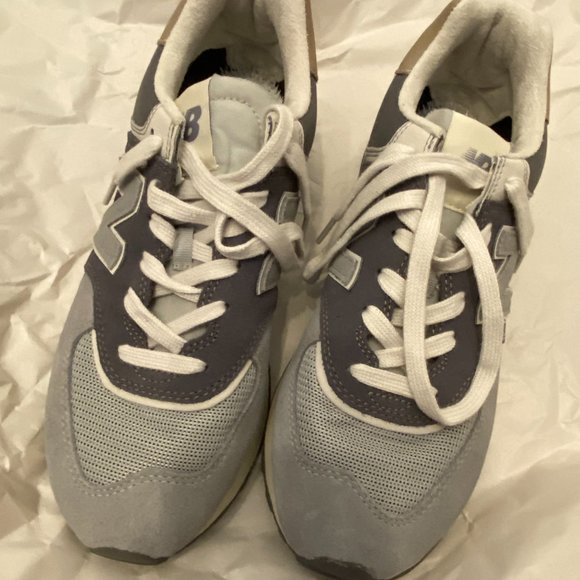New Balance | Shoes | New Balance 574 Suede Leather And Mesh Trainers ...